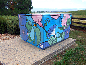 Shock Art – Good Morning Glories by Katherine Collier - City of Longmont