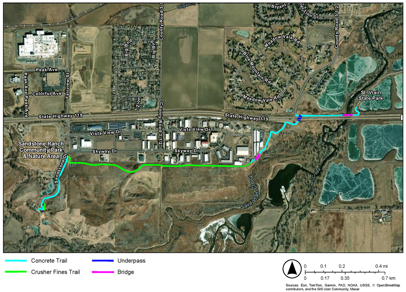 St. Vrain Greenway - Phase 13 - Eastern Extension - City of Longmont